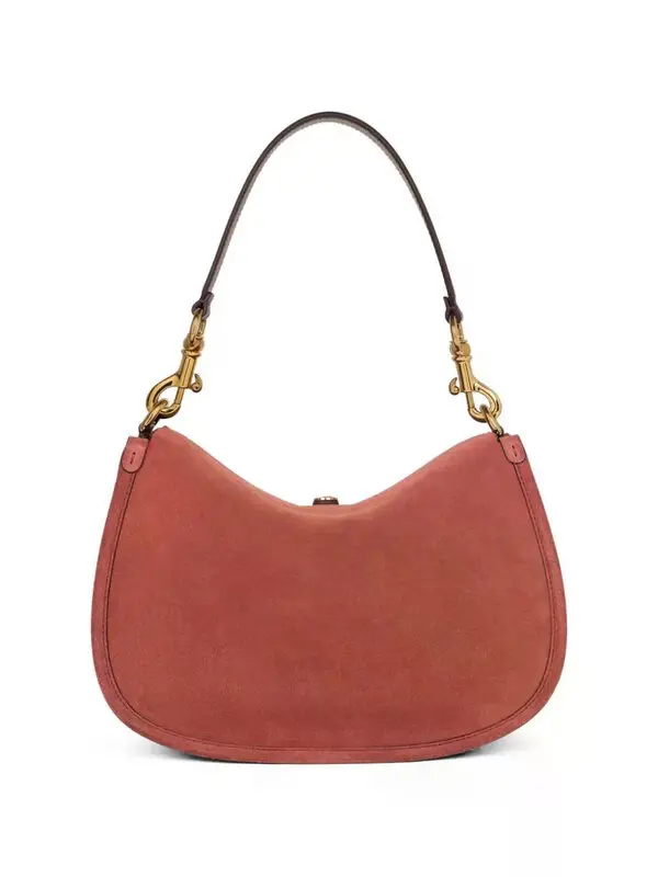 Etro Medium Pony Suede Shoulder Bag - Red