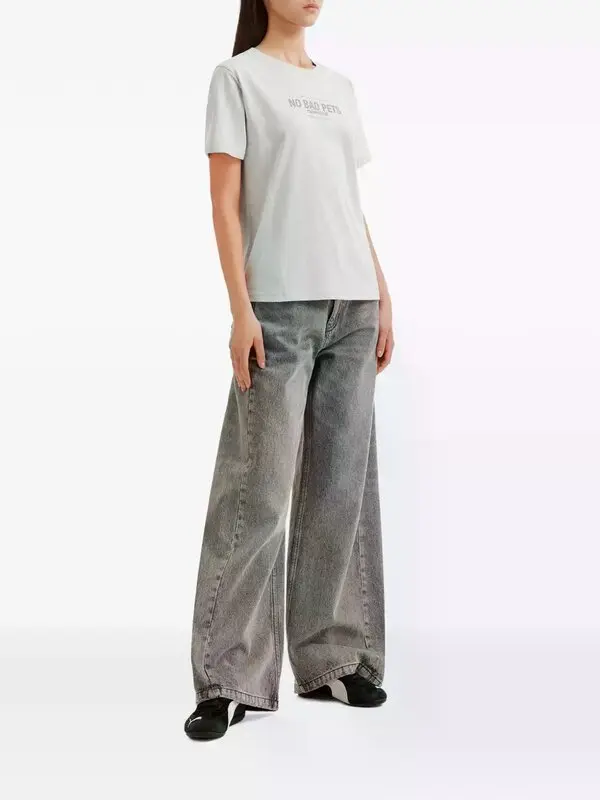 Izzue Logo-print T-shirt - Grey