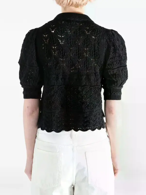 COMME DES GARÇONS TAO Crochet Polo Top