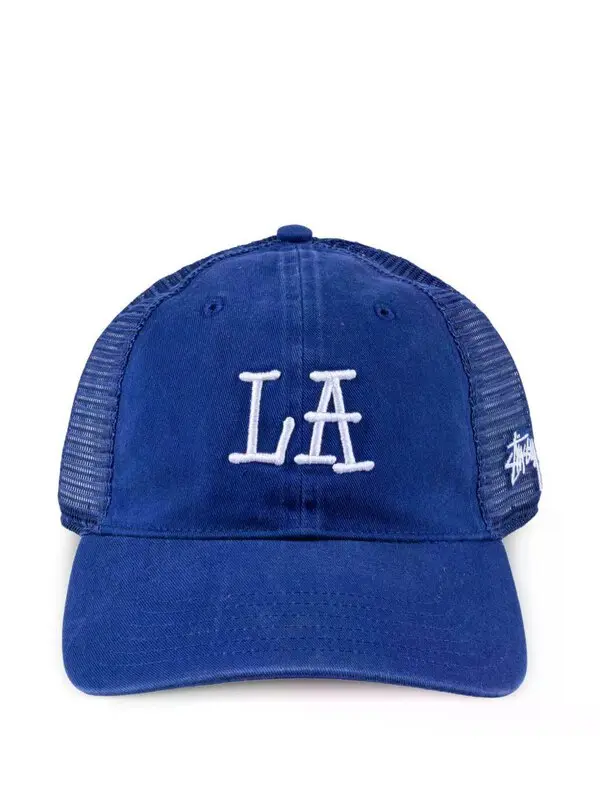 StÜssy La Chapter Trucker Cap - Blue