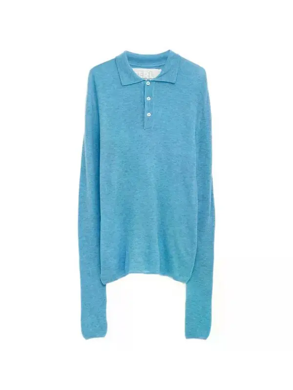 ERL Buttoned Polo Shirt - Blue