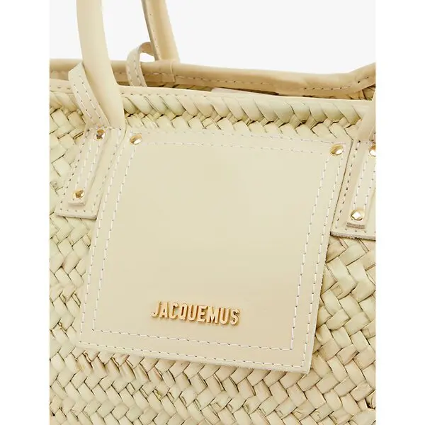 Jacquemus Le Panier Soleil Palm Tote Bag