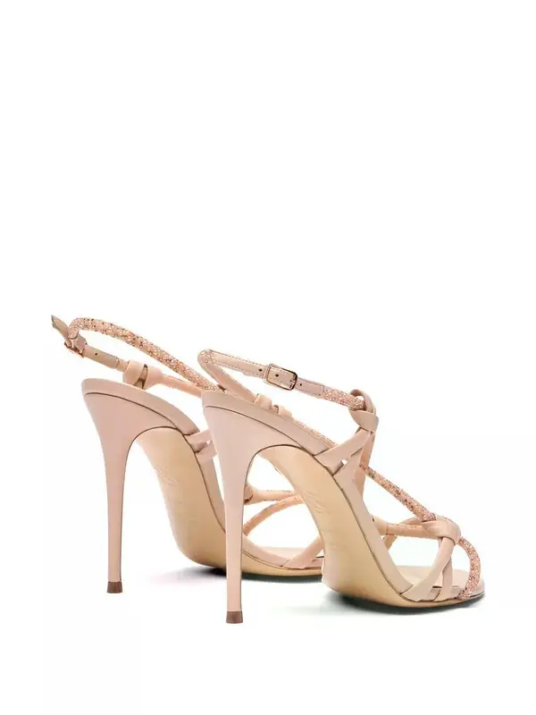 Casadei Julia Itaca Leather Sandals - Neutrals
