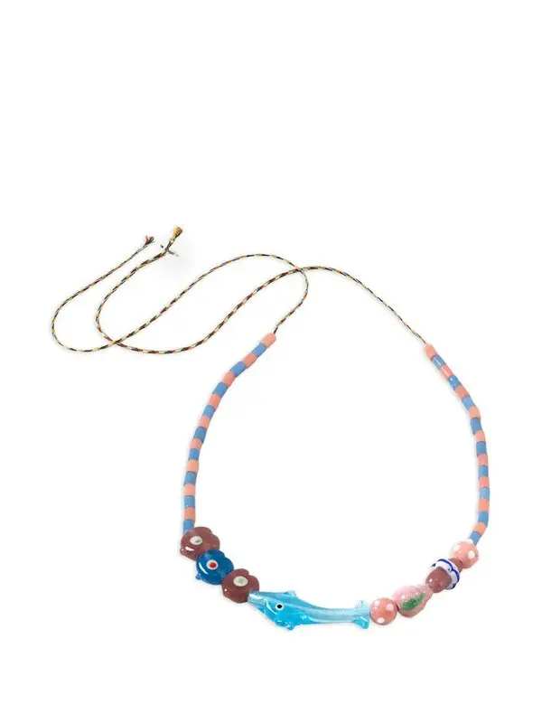 SORBET ISLAND Beaded Dolphin Bracelet - Blue