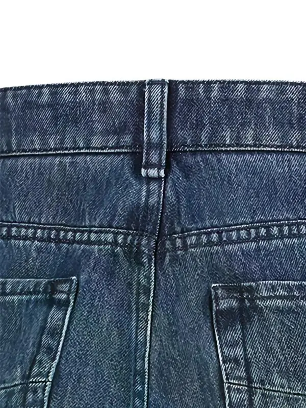 Fendi Logo-patch Denim Shorts