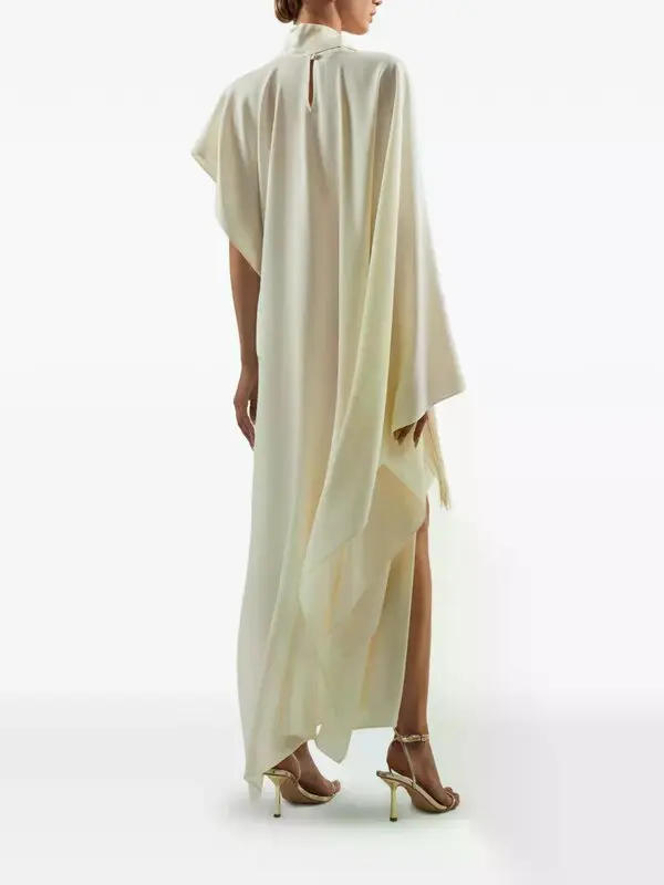 TALLER MARMO California Fringe-scarf Mini Dress - Neutrals