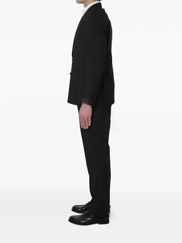 Tagliatore Double-breasted Suit - Black