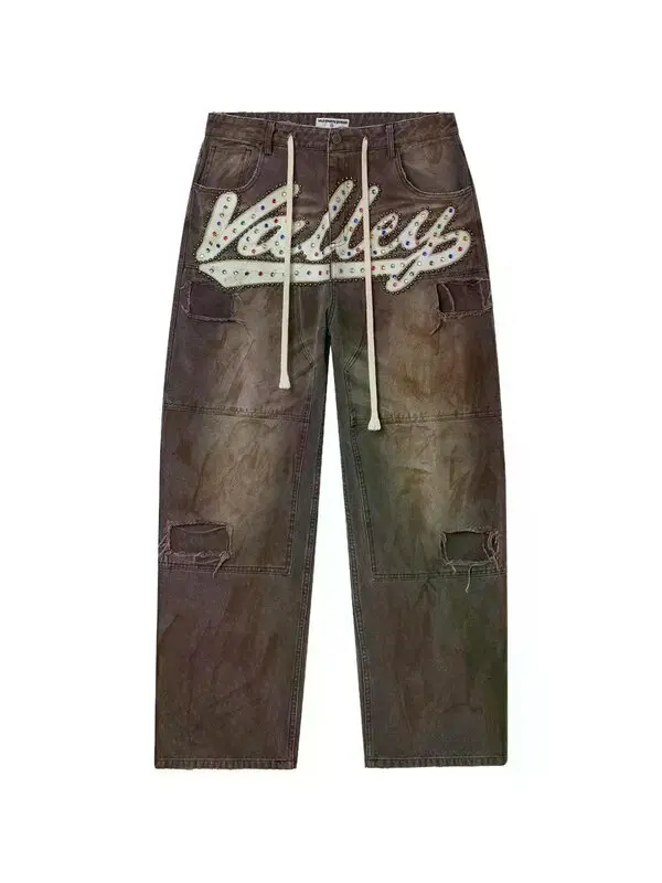 VALE FOREVER Logo-detail Painter Jeans