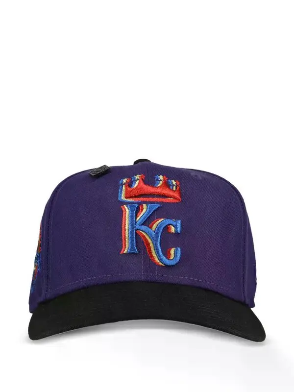 New Era Logo-patch Cap - Purple
