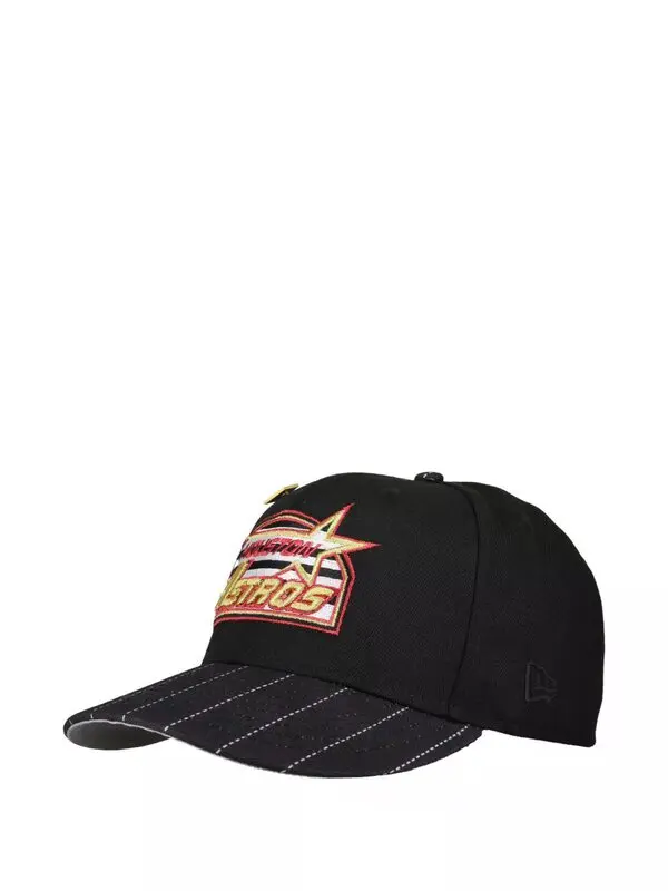 New Era Pinstripe Visor - Black