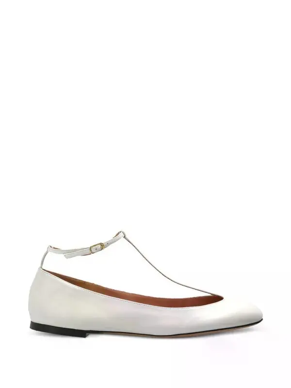 ODISSI T-bar Ballet Flats - Neutrals