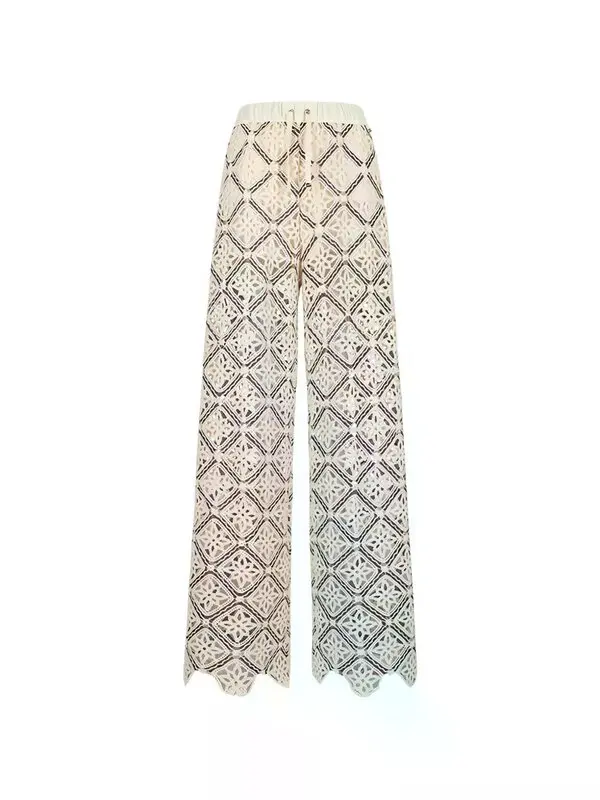 Herno Crochet Trousers - Neutrals