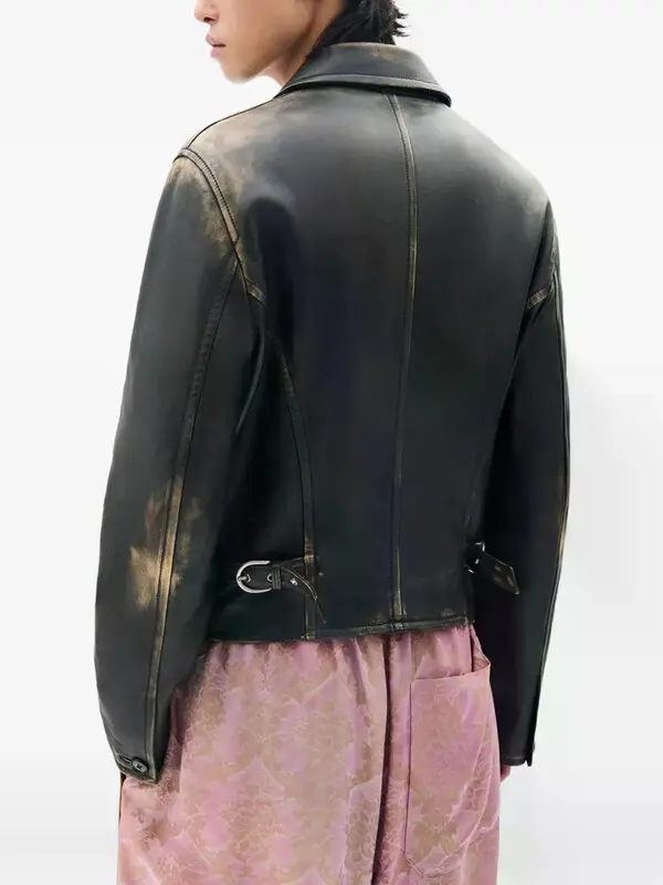 ANN DEMEULEMEESTER Malik Leather Jacket