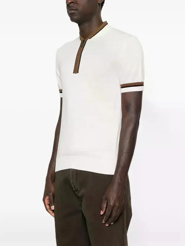 PAOLO PECORA Zip-up T-shirt