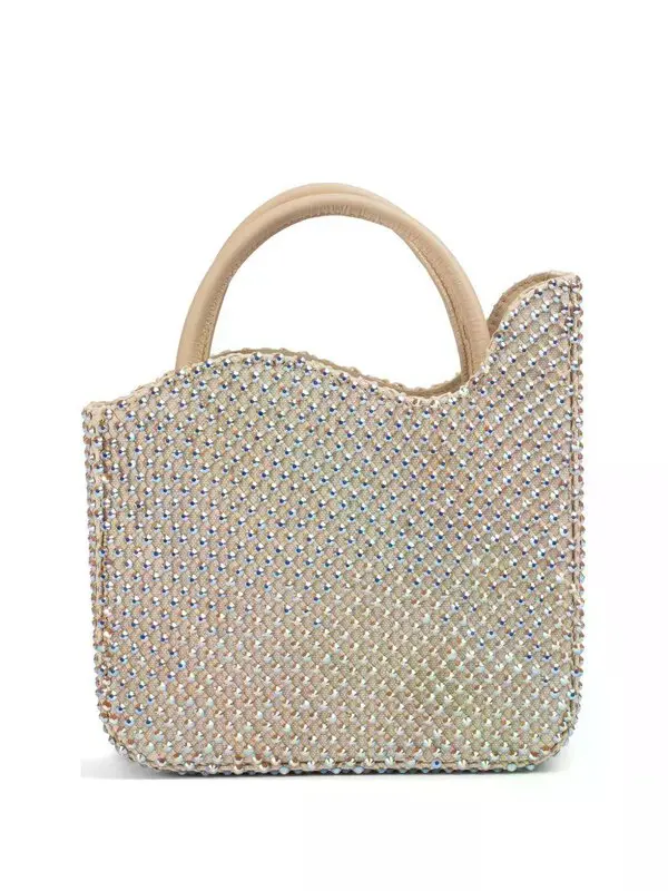 LE SILLA Embellished Tote Bag - Neutrals