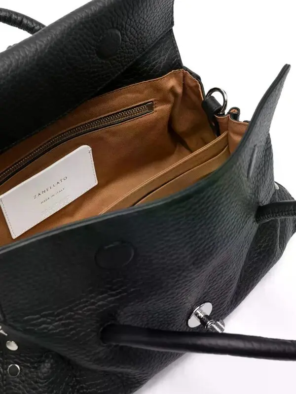 ZANELLATO Leather Tote Bag - Black