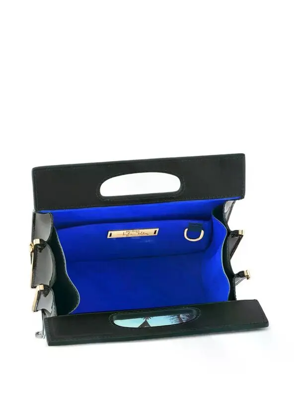 Tyler Ellis Stella Handbag With Metal Trim - Blue
