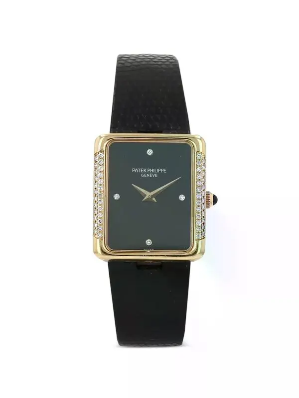 Patek Philippe 1984 Rectangular 25mm Watch - Black