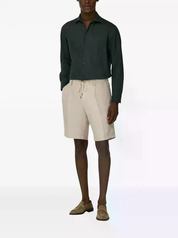 Boggi Milano Drawcord Detail Shorts
