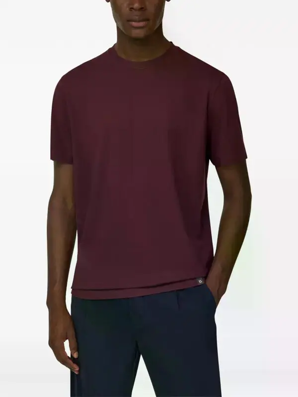 Boggi Milano Logo-detail T-shirt - Red