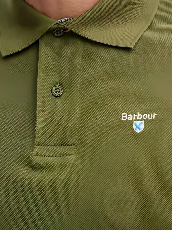 Barbour Tartan Piqué Polo Shirt