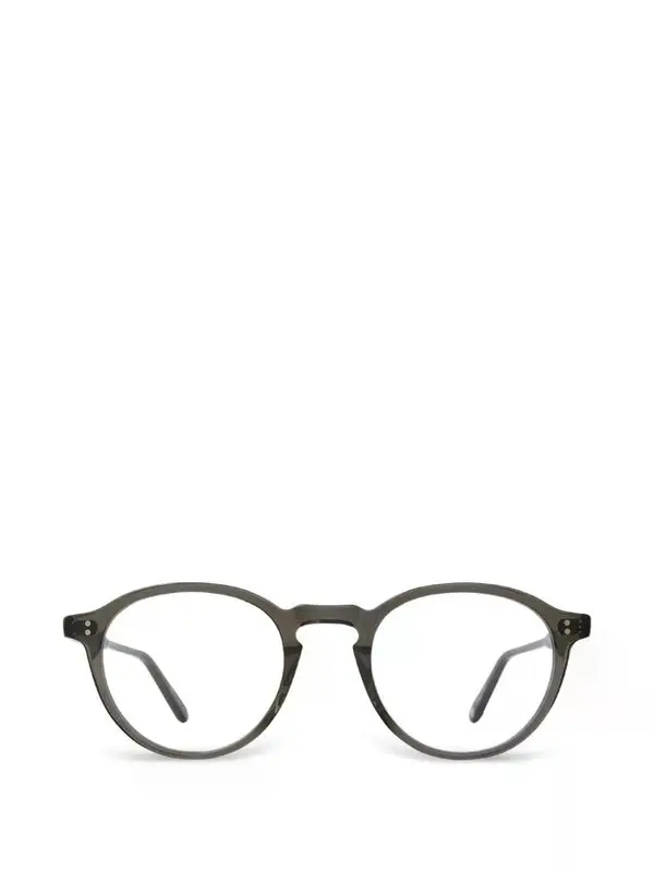 Garrett Leight Stanton Round-frame Glasses - Grey