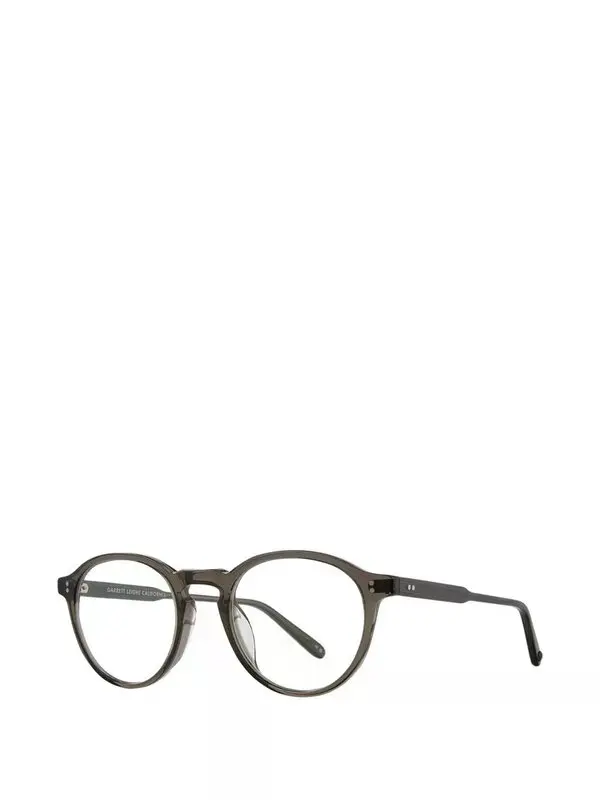 Garrett Leight Stanton Round-frame Glasses - Grey