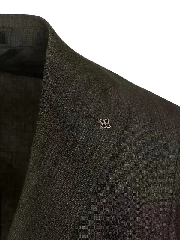 Tagliatore Notched-lapel Single-breasted Suit - Grey