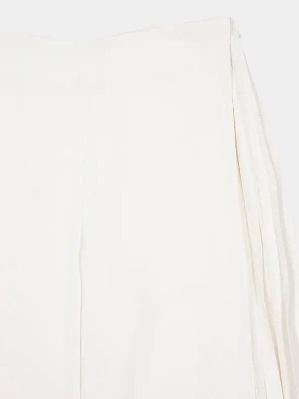 Zeus+dione High-rise Flared Trousers - White