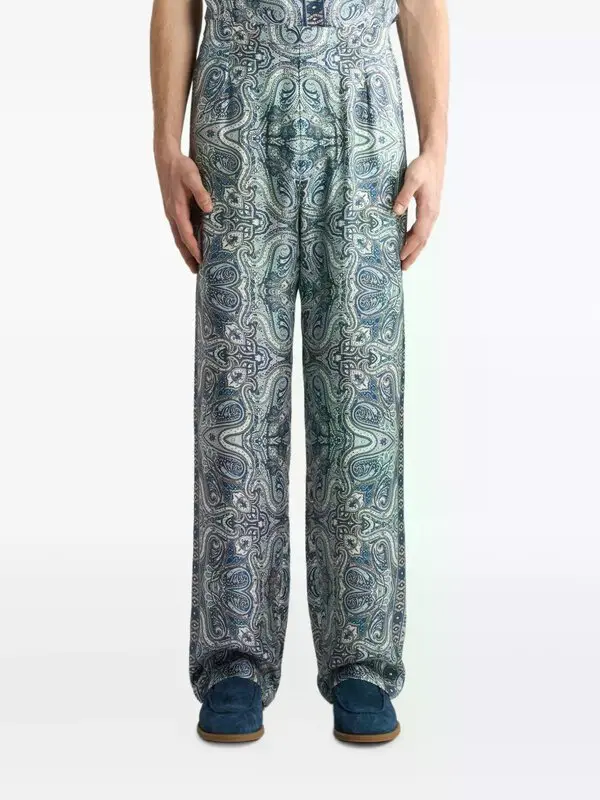 Etro Paisley-print Trousers