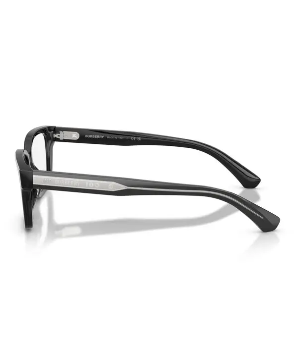 Burberry Rectangle Eyeglasses With Engraved Logo Detail