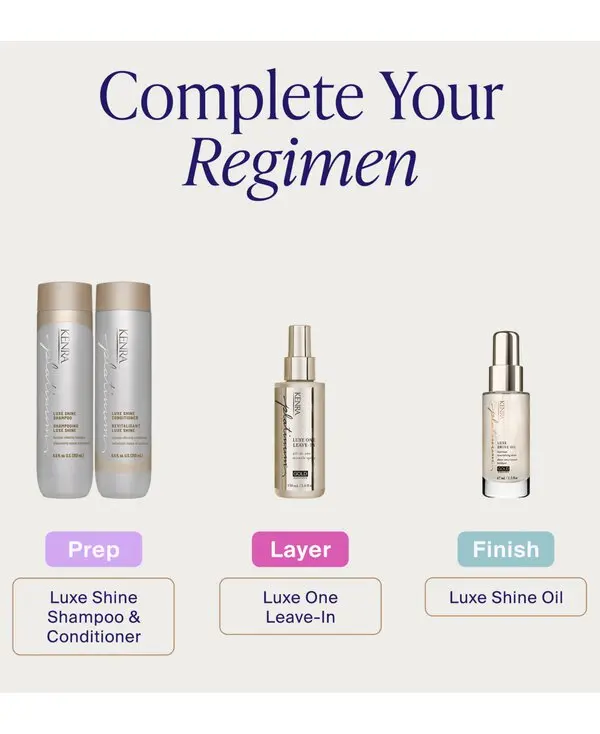 KENRA PROFESSIONAL Platinum Luxe Shine Conditioner - No Color