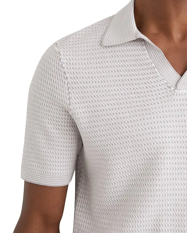REISS Regular Fit Open Collar Polo Shirt