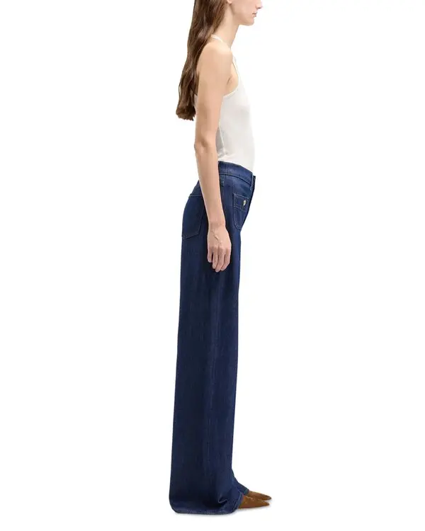 7 For All Mankind Lotta High Rise Wide Leg Jeans - Halona