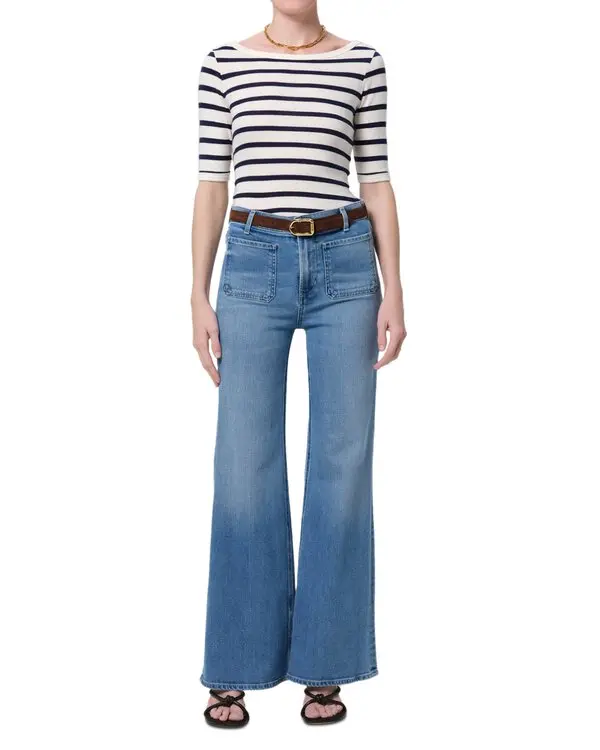 Citizens Of Humanity Kimberly Patch Pocket Flare Jeans