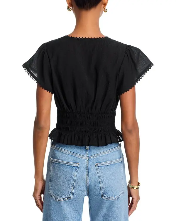 Paige Rive Lace-trimmed Top