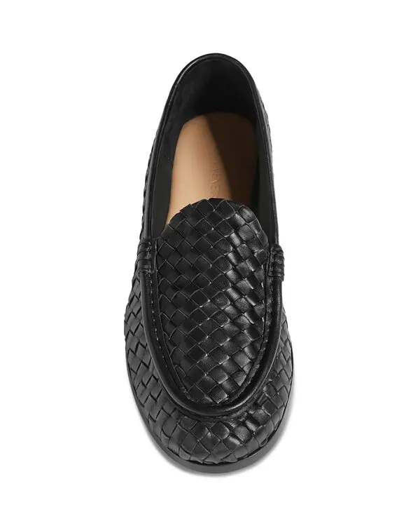 Bottega Veneta Intrecciato Lenzio Loafers - Nero