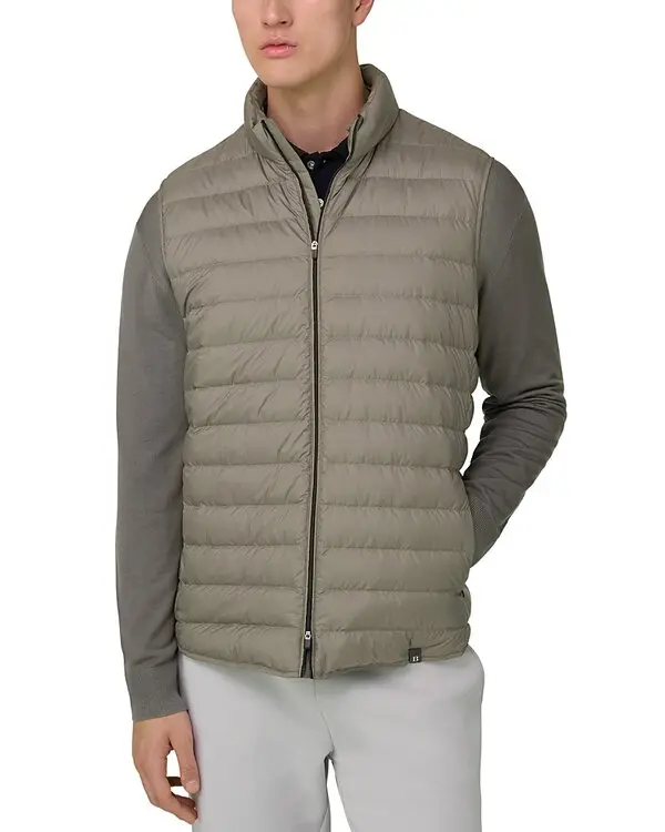 Boggi Milano Out Down Vest - Mud