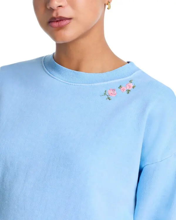 LoveShackFancy Palo Pullover Sweatshirt