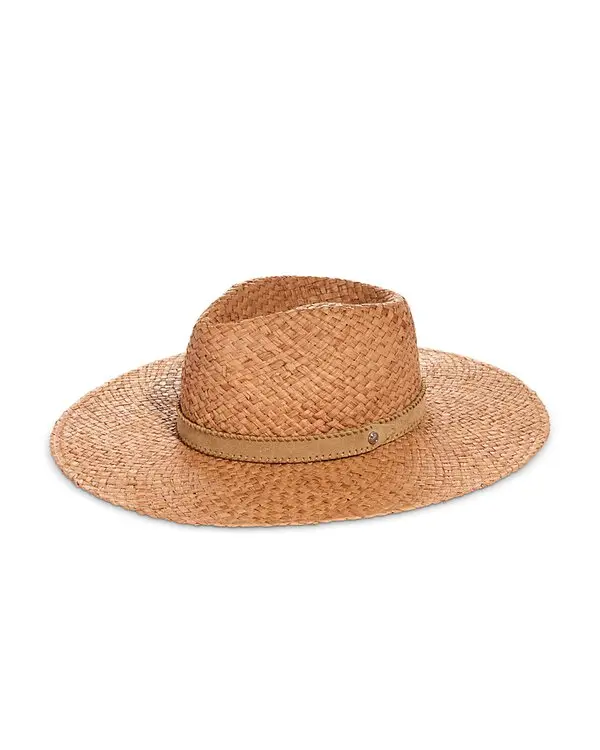 Rag & Bone Western Straw Fedora - Caramel