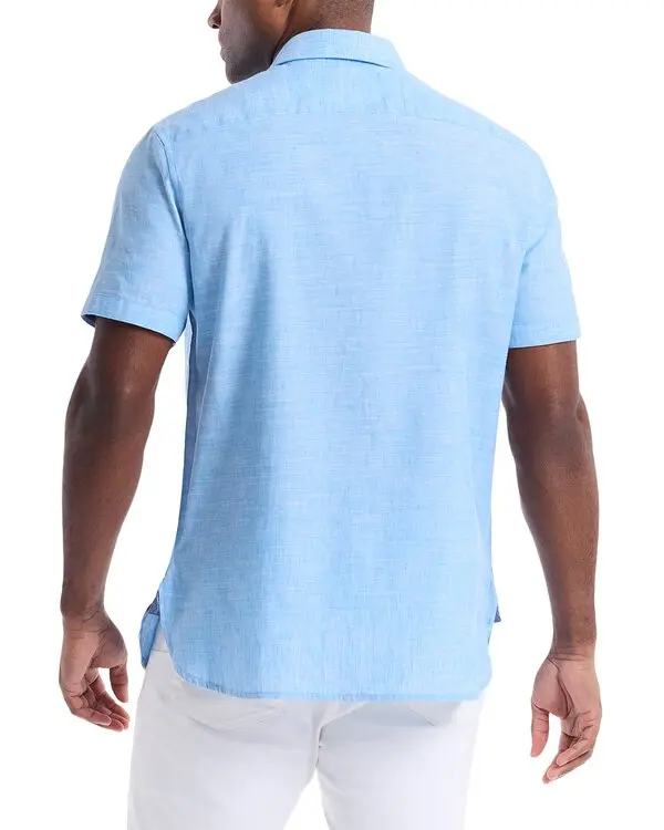Robert Graham Sutton Textured Woven Shirt - Blue