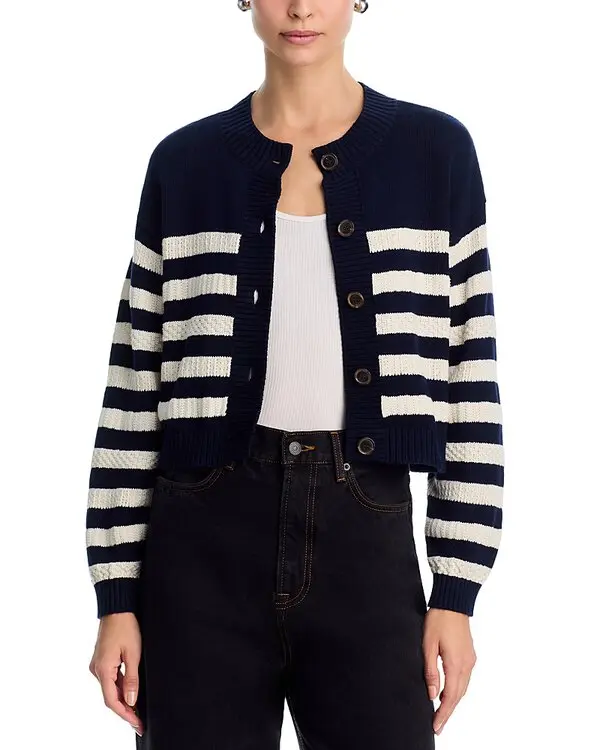FRAME The Variation Femme Cardigan - Navy Multi
