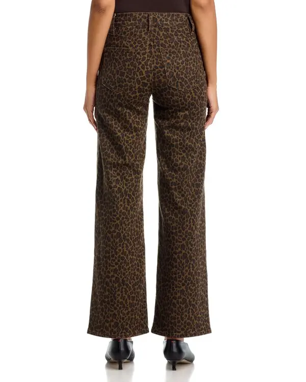 FRAME Le Slim Palazzo Jeans - Leopard