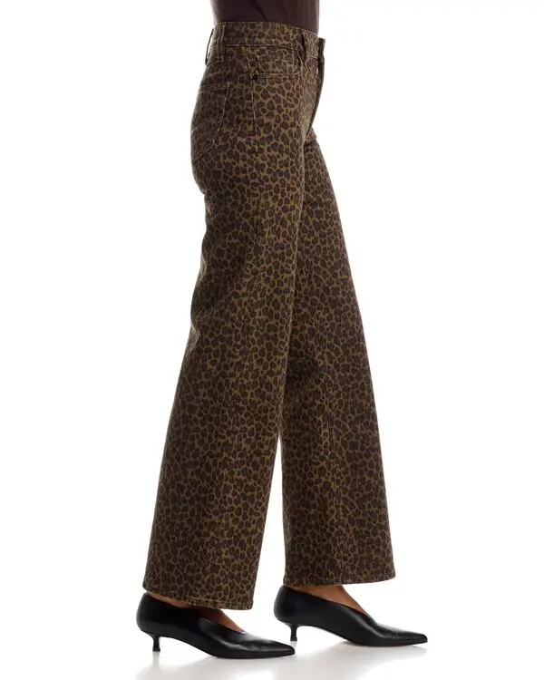 FRAME Le Slim Palazzo Jeans - Leopard