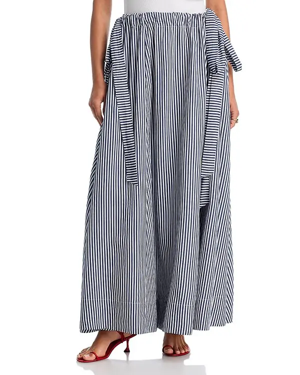 CONIGLIO PALM BEACH Adjustable Cara Maxi Skirt - Pier Stripe
