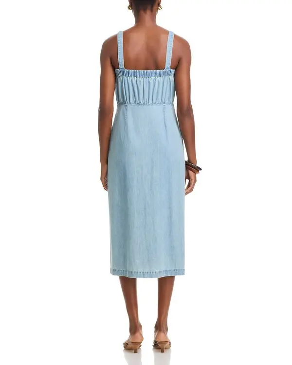 Veronica Beard Delondra Denim Shirtdress