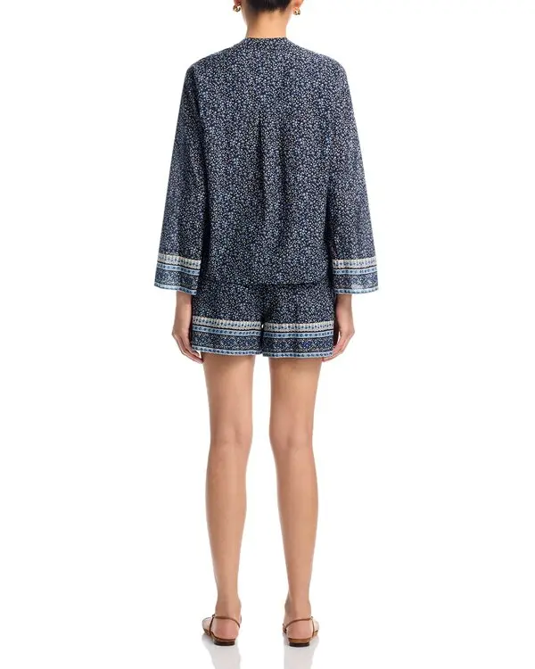 Veronica Beard Vilvaldi Printed Shorts