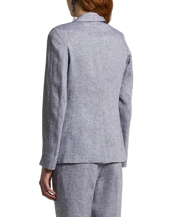 Peserico Single Breasted Linen Blazer
