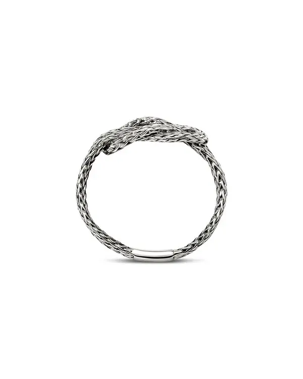 John Hardy Love Knot Woven Ring - Silver