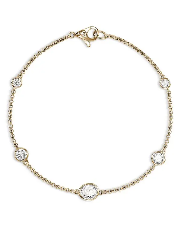 John Hardy 14k Yellow Lovestruck Lab Grown Diamond Chain Bracelet - Gold